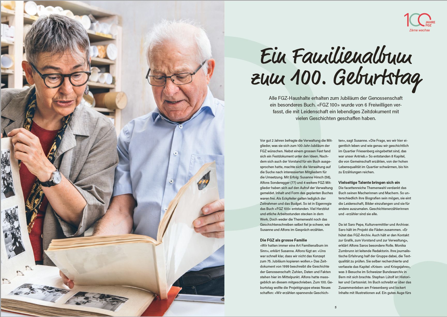 Das neue FGZ-Info ist da - fgzzh.ch